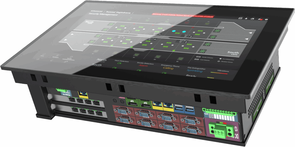Panel PC, monitors, PC boxes and racks for industrial use - Elmak