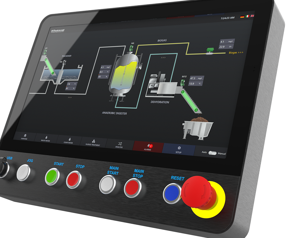 PSE 4000 - Panel PC Industriali VESA con Pulsantiera di Comando - Elmak