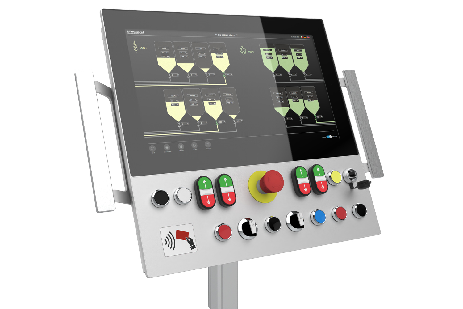 PSE 5000 - Panel PC Industriali VESA con Pulsantiera di Comando - Elmak