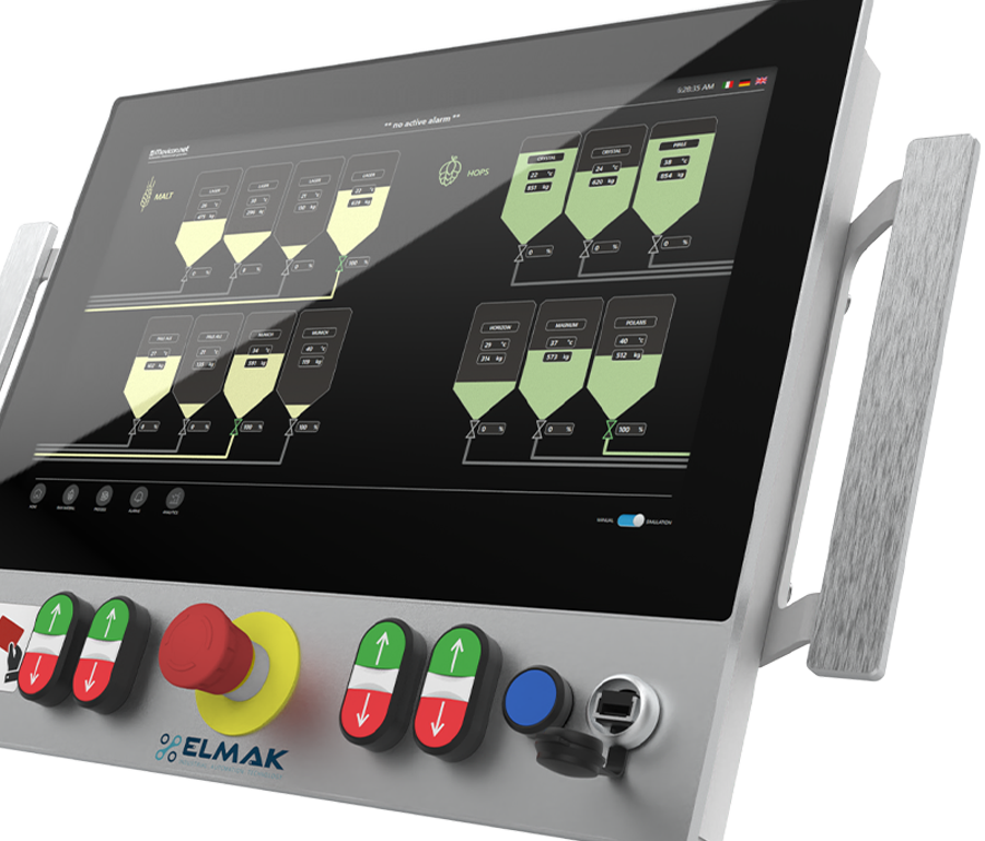 PSE 5000 - Panel PC Industriali VESA con Pulsantiera di Comando - Elmak